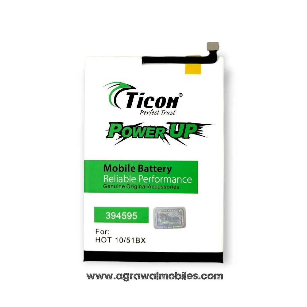 Infinix Hot 10 - BL-51BX - Ticon Battery - Agrawal Mobiles